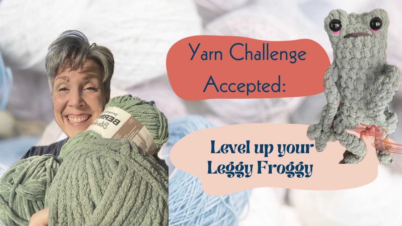 Challenge! Level up Leggy Froggy #amigurumi - YouTube