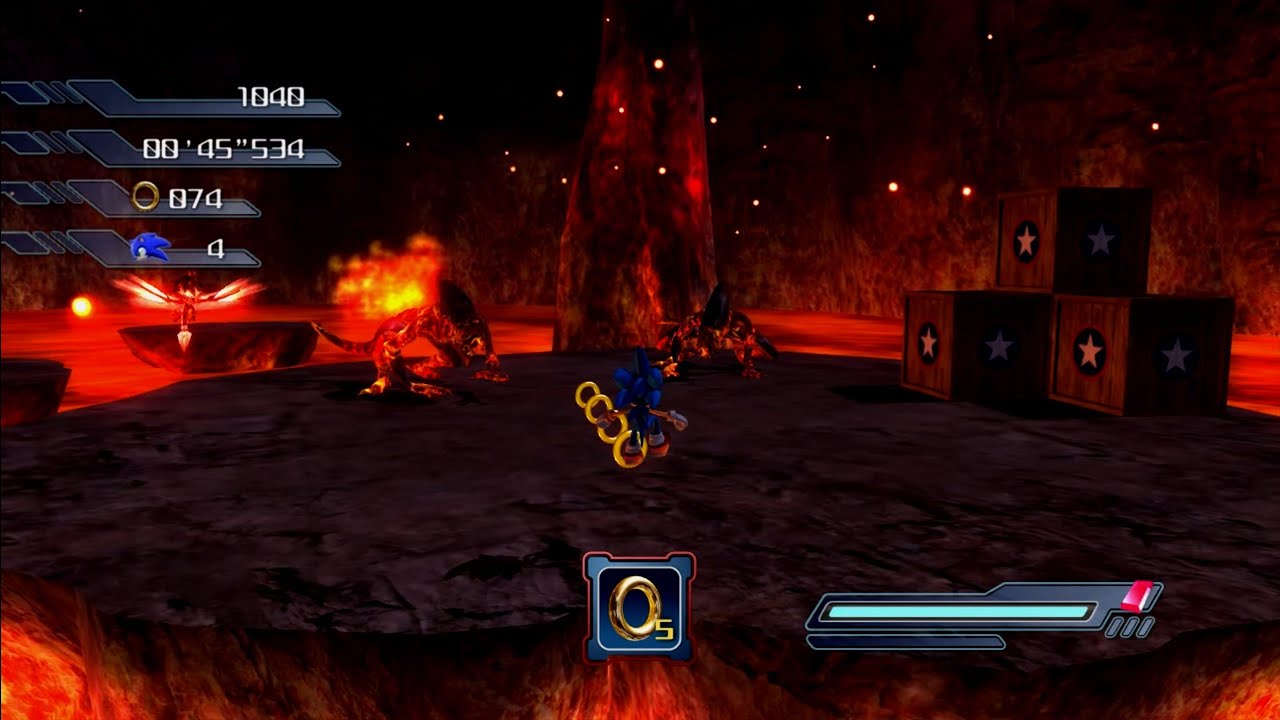 Flame Core 121,470 Points - Sonic (Hard) - Sonic 06 (360) - YouTube