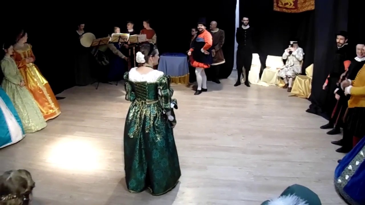 Gagliarda during Venetian Renaissance ball by Vento del Tempo, 24.02. ...