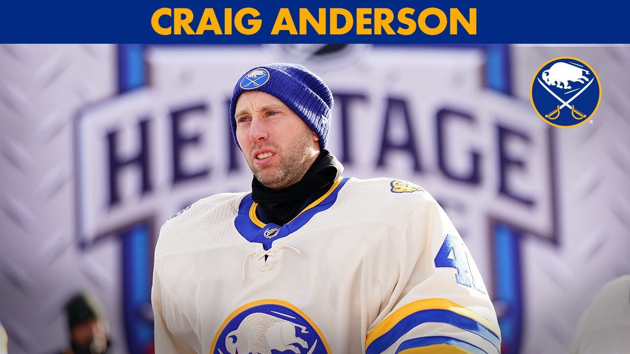 Craig Anderson Following Heritage Classic Practice | Buffalo Sabres ...