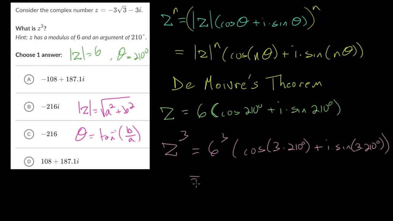 Powers of Complex Numbers: Practice - YouTube