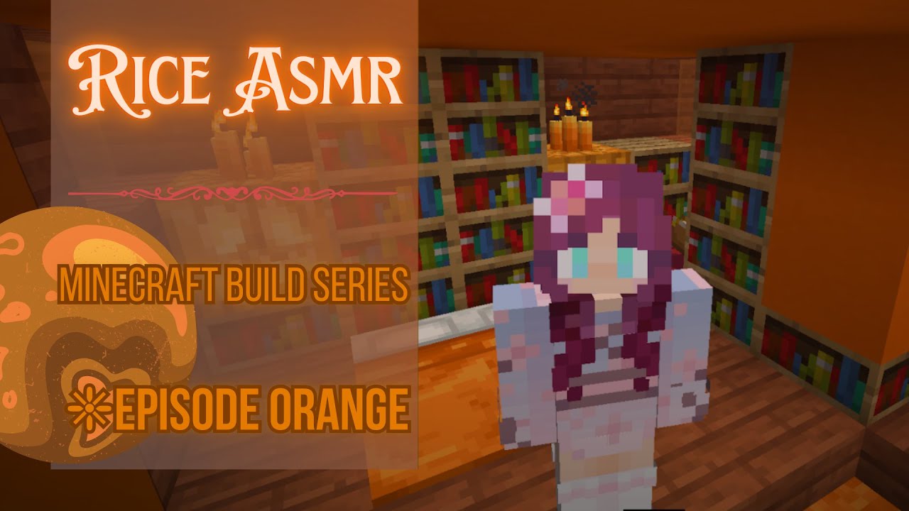 Minecraft ASMR I Only Build In ORANGE! (Modern Build) - YouTube