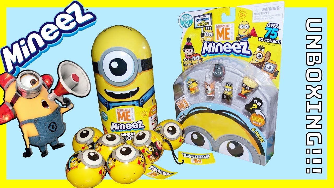 Minion Mineez Despicable Me 3 Unboxing - YouTube