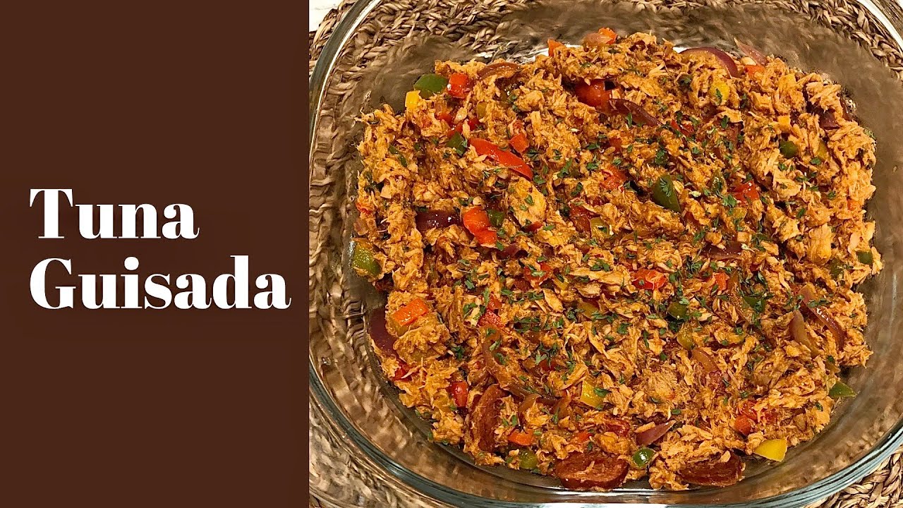 TUNA GUISADA O ATÚN GUISADO RECETA FÁCIL! - YouTube