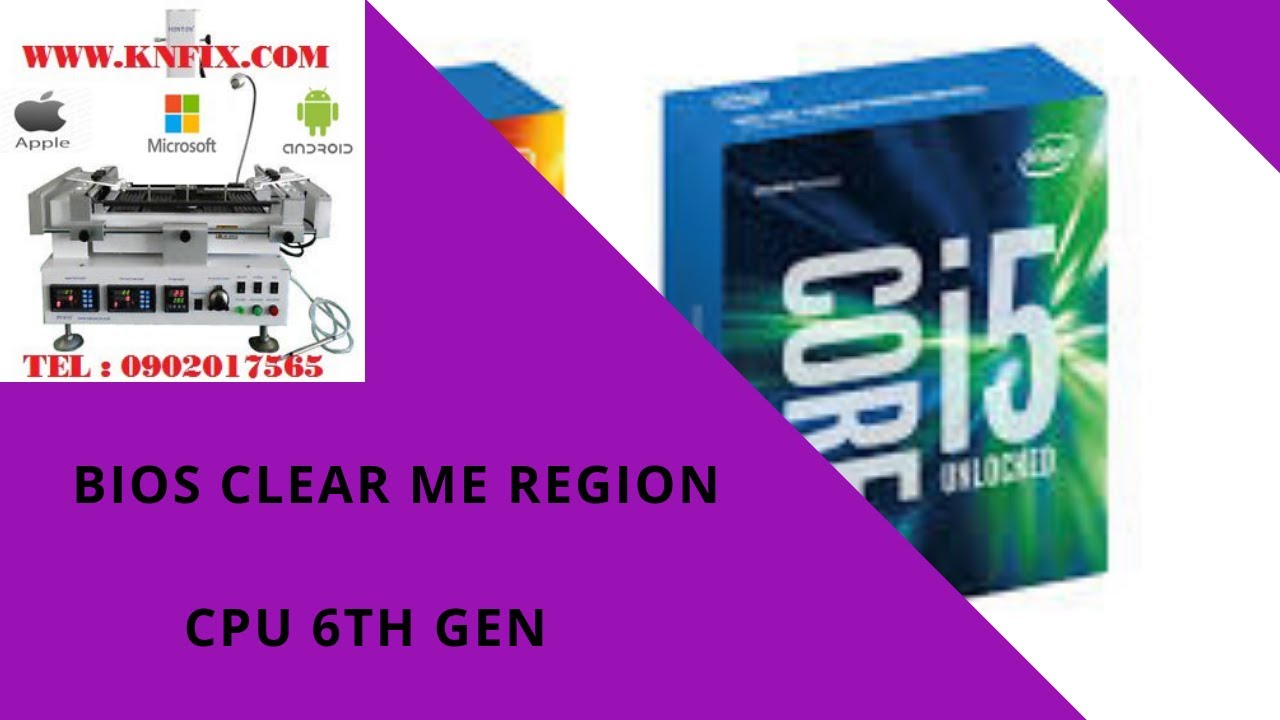 Bios Clear Me Region Cpu 6th Gen - YouTube