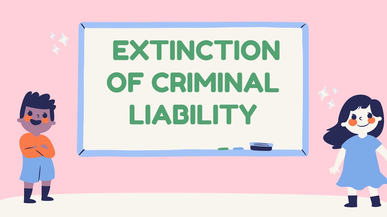 Criminal Law EXTINCTION OF CRIMINAL LIABILITY - YouTube
