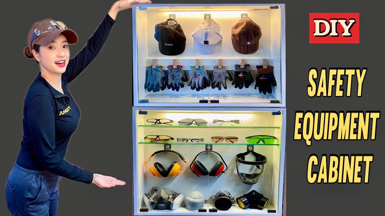 I Made A Safety Equipment Cabinet For My Mini Workshop | DIY My Dream ...