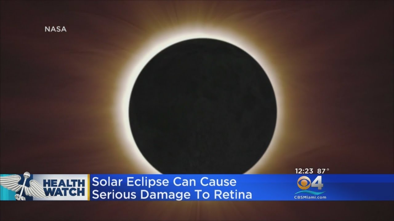 Doctors Stress Proper Eye Protection For Viewing Solar Eclipse - YouTube