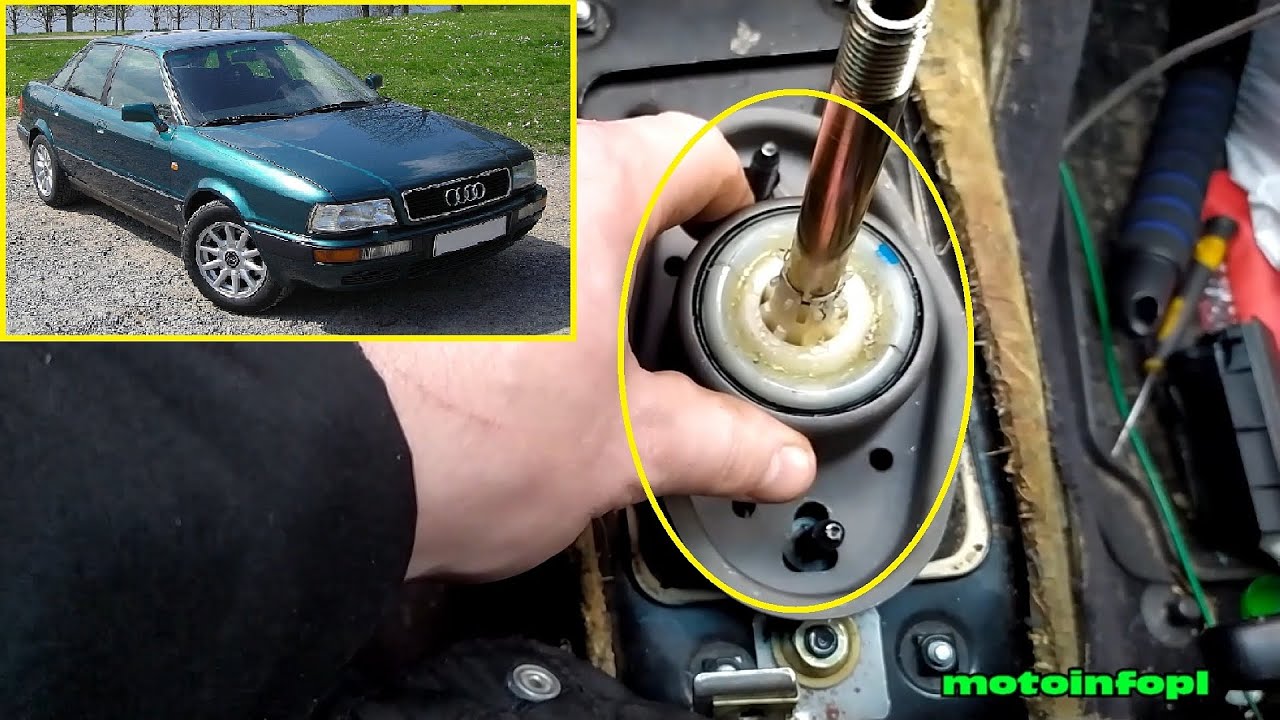 Audi 80 Short shifter #diy #audi #poradnik 🚩opis🚩 - YouTube