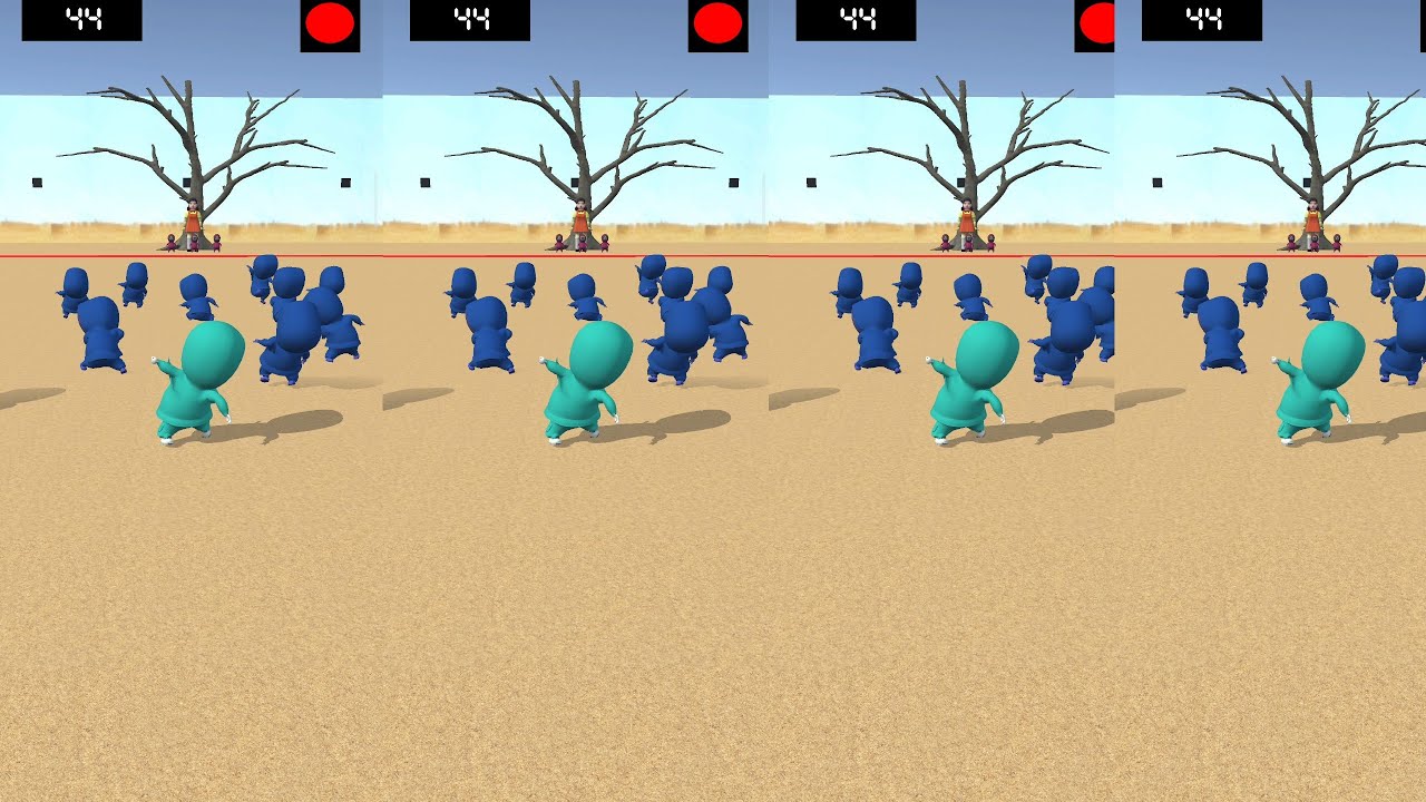 Red ♥️ light green 💚 light Simulator Challenge Squad Game 2 Simulator ...