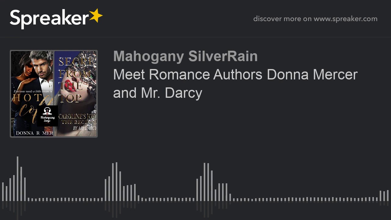 Meet Romance Authors Donna Mercer and Mr. Darcy - YouTube