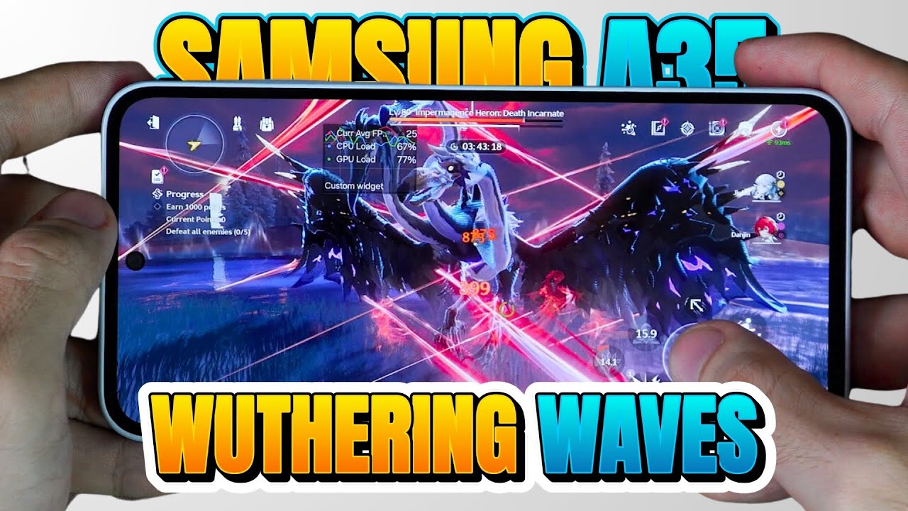 Samsung A35 Wuthering Waves Gaming test | Exynos 1380 - YouTube