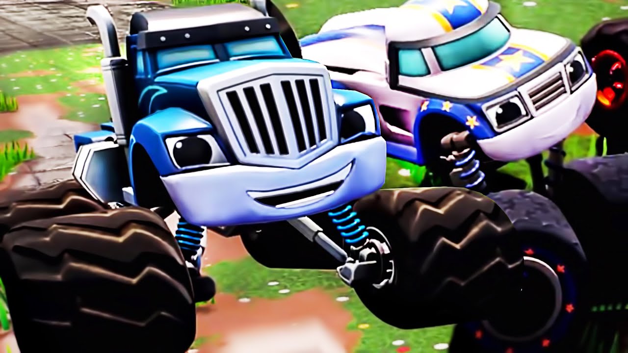 Axle City to the Darington & Crusher - Blaze and the Monster Machines ...