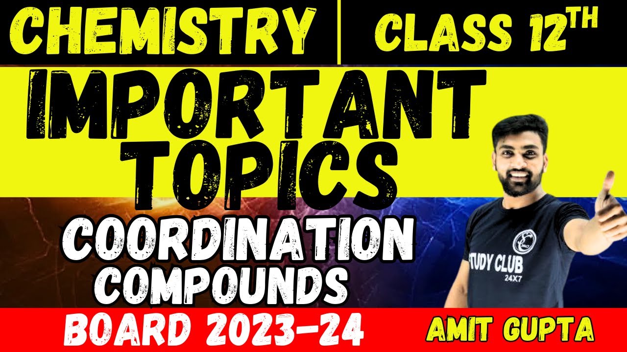 Important Topics Of Chemistry Class 12 | Important Topics Of ...