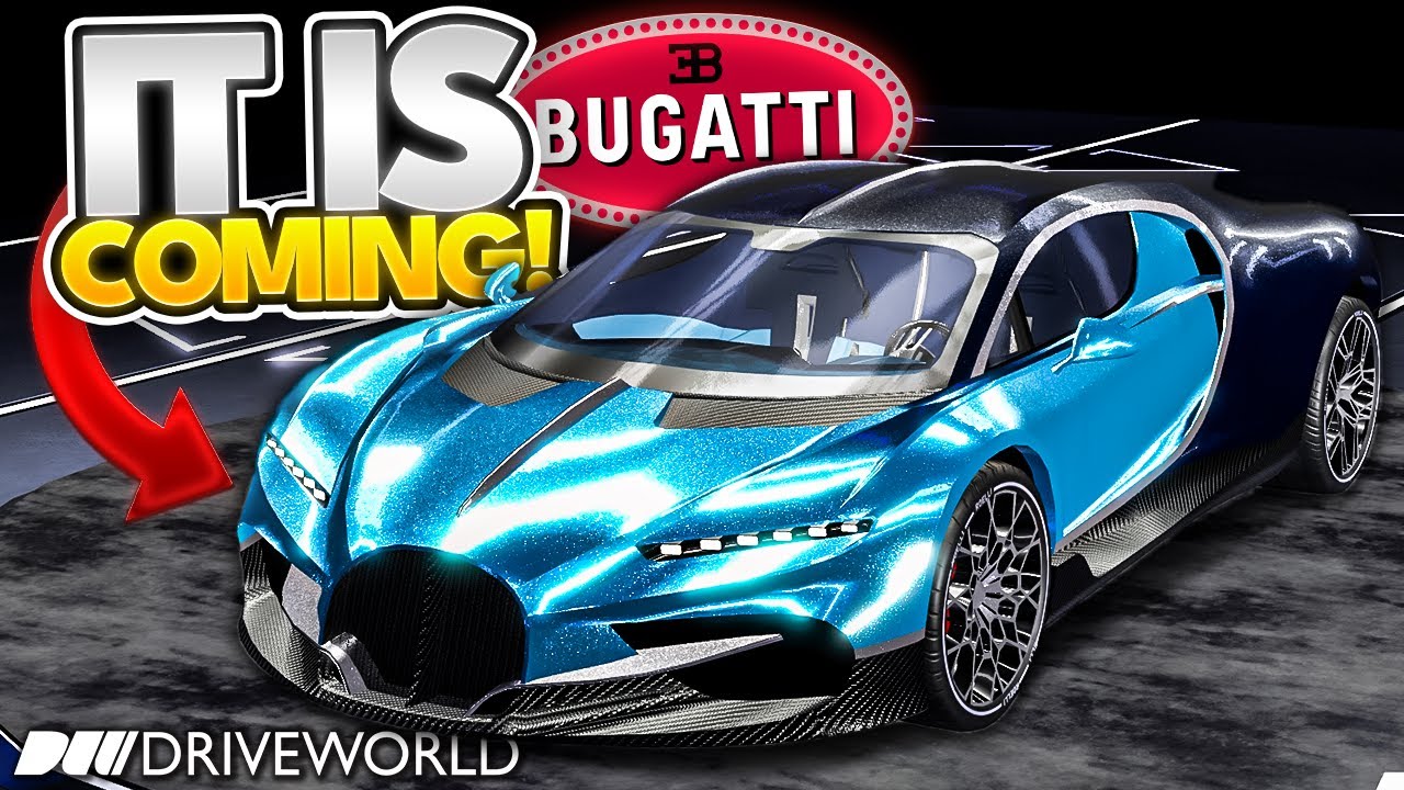 NEW *BUGATTI* is COMING to Drive World *THIS WEEK!* (Roblox) - YouTube