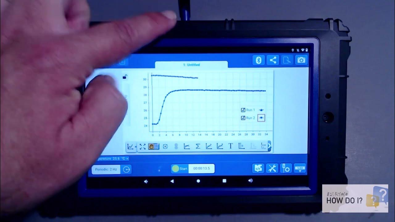 Export SPARKvue Data to a USB Flash Drive (SPARK LXi2) - YouTube
