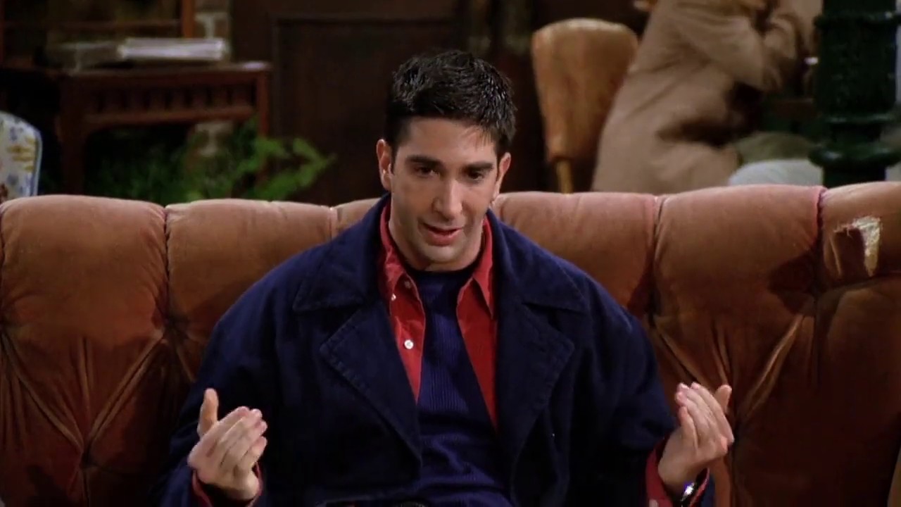 Friends season 1 episode 1 Ross entering cafe - YouTube