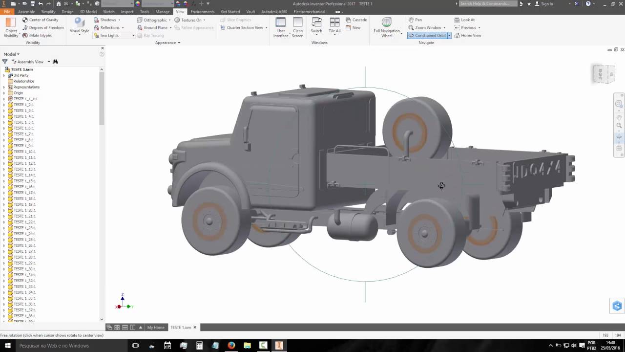 58 Autodesk Inventor Ferramenta Orbit - YouTube