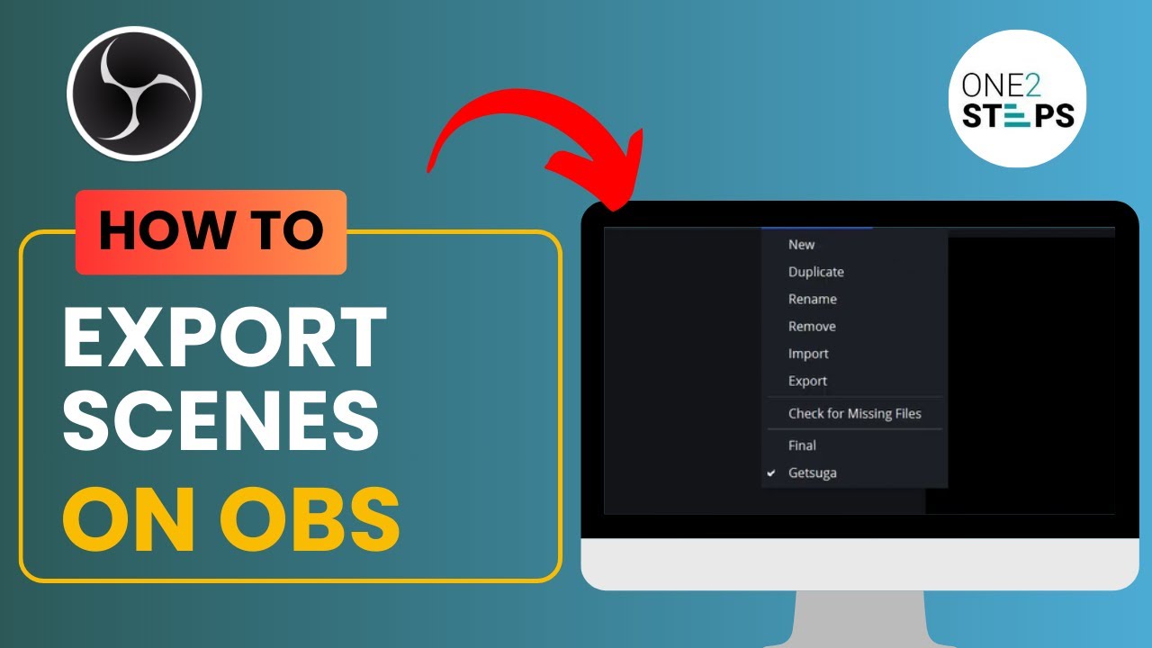How to Export Scenes to OBS Studio (2024) - YouTube
