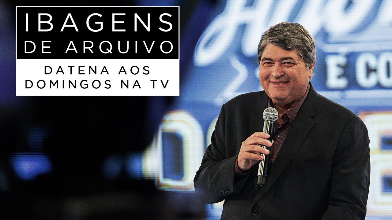 DATENA APRESENTADOR DE ENTRETENIMENTO? SIM! | IBAGENS DE ARQUIVO - YouTube