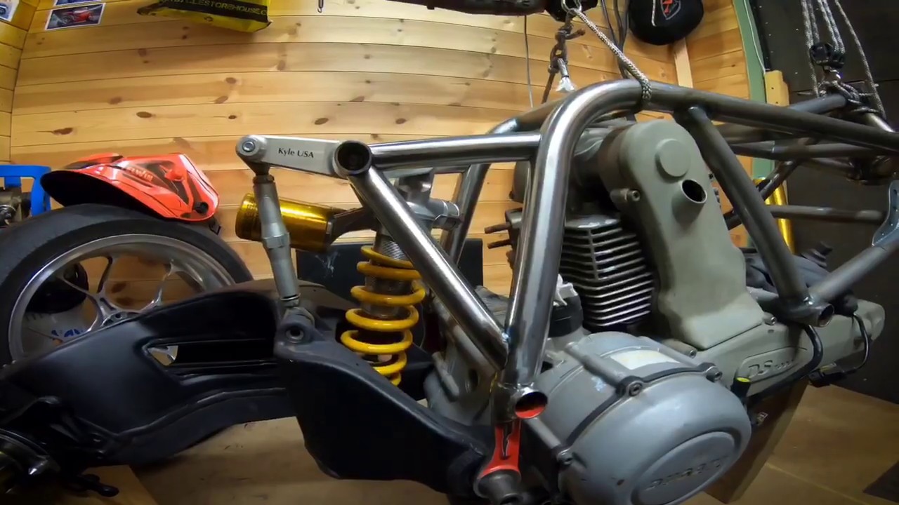 How to make a Ducati frame part 2 - YouTube