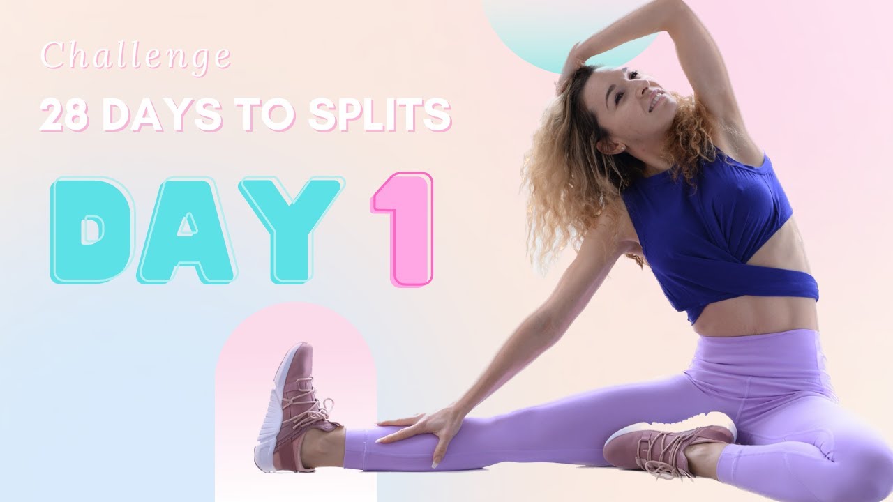 How to do the Splits is 28 days | Day 01 - YouTube