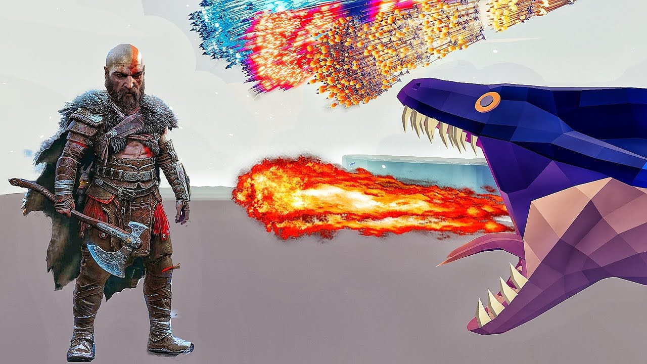 KRATOS vs EVERY GOD - Totally Accurate Battle Simulator TABS - YouTube