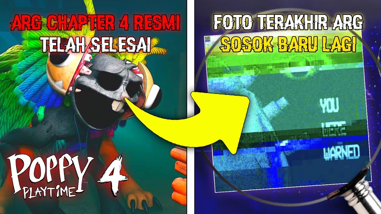 ARG CHAPTER 4 BERAKHIR, KOK ADA FOTO TENGKORAK MANUSIA ?!? Investigasi Poppy Playtime Chapter 4 ...