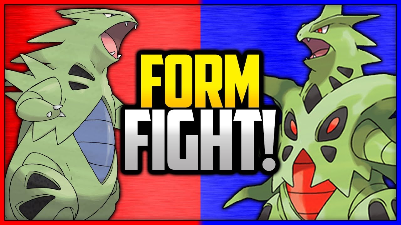 Tyranitar vs Mega Tyranitar | Pokémon Form Fight - YouTube