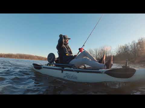 Busse Lake, Illinois - Veterans Day 2020 Kayak Fishing - Old Town ...