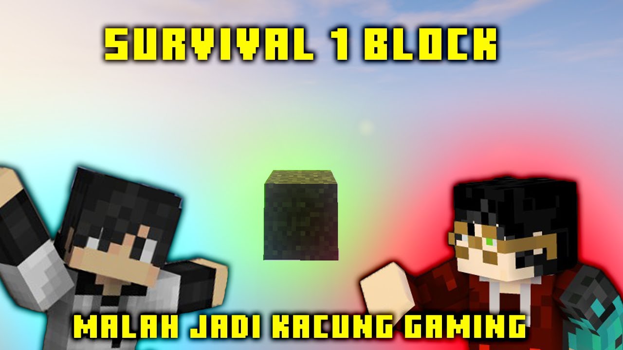 JADI KACUNG GAMING DI DUNIA SURVIVAL 1 BLOCK - YouTube