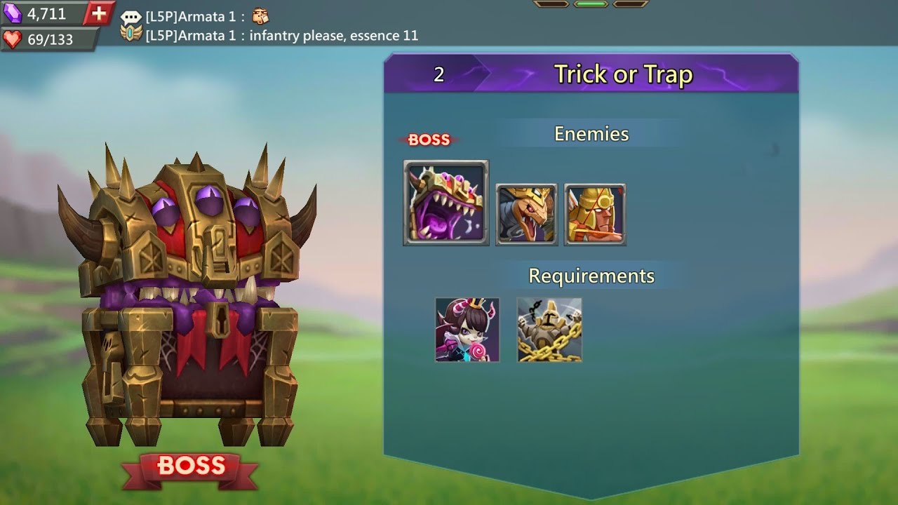 Limited Challenge: Trick vs Trick Stage 2 Challenge - Lords Mobile ...