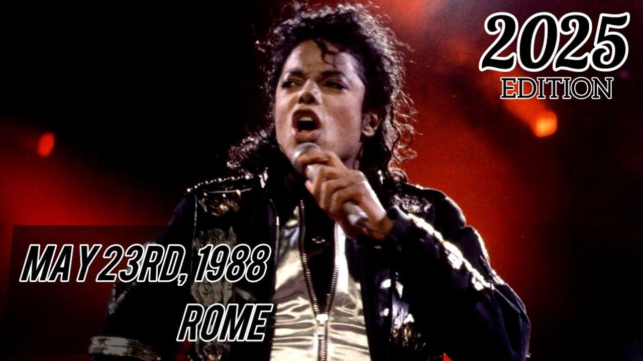Michael Jackson - Bad Tour Live in Rome (May 23, 1988) - YouTube