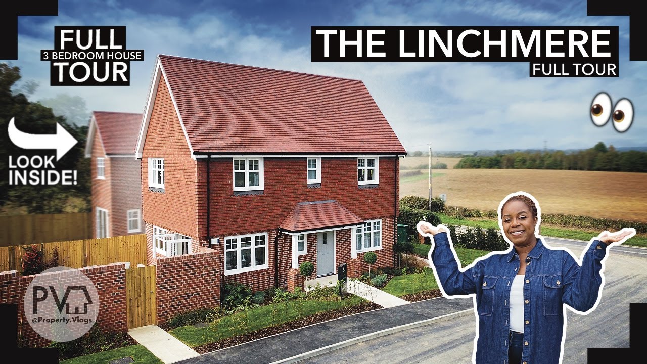 Touring a LOVELY 😍 3 Bed New Build House| INSIDE the Linchmere Showhome ...