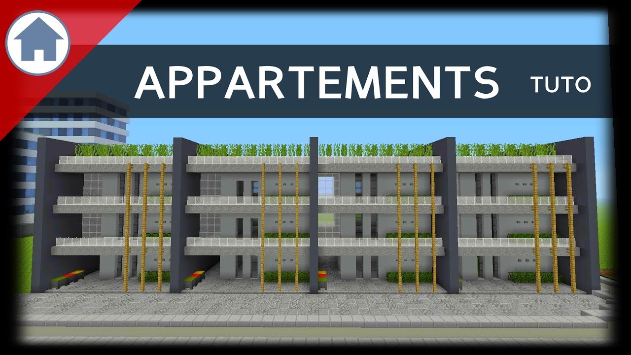 MINECRAFT - TUTO APPARTEMENTS MODERNES ! - YouTube