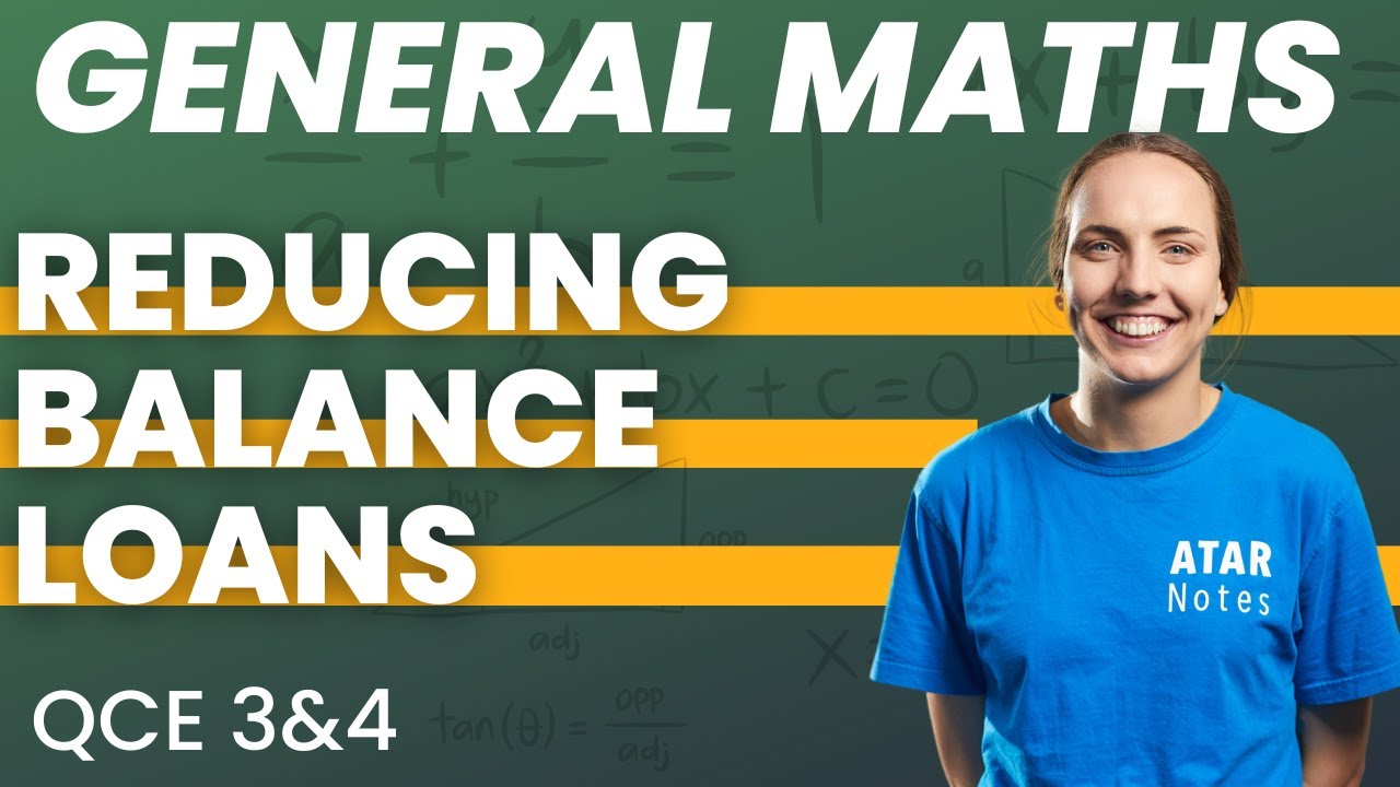 Reducing Balance Loans - Recursion QCE General Maths 3&4 - YouTube