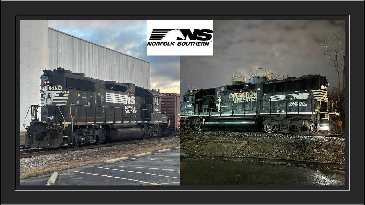 NS 7140 Operation Lifesaver GP60 and NS 5194 High Hood - Classic Power - YouTube