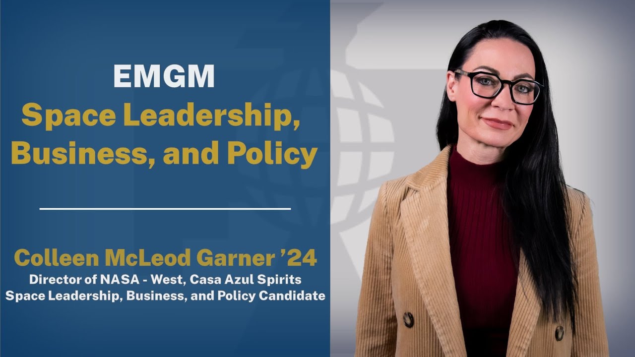 Space Leadership, Business, and Policy: Colleen McLeod Garner - YouTube