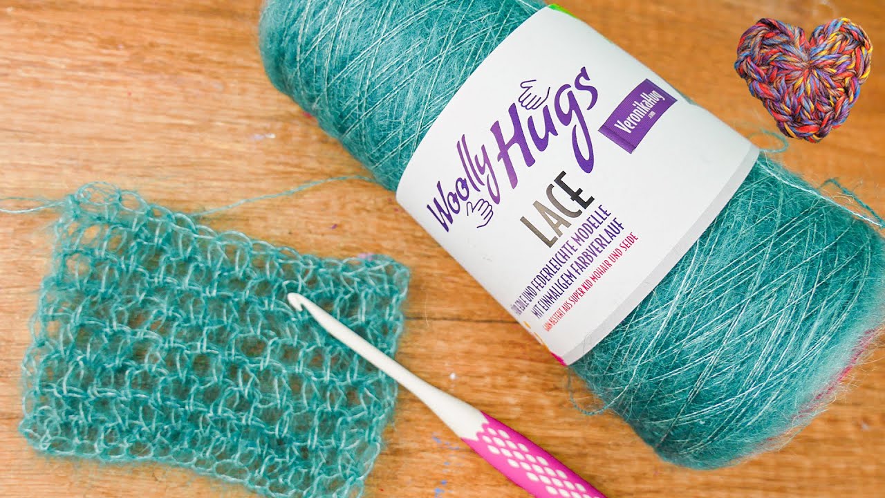 Häklen mit Woolly Hugs Lace | Wolle im Test - YouTube