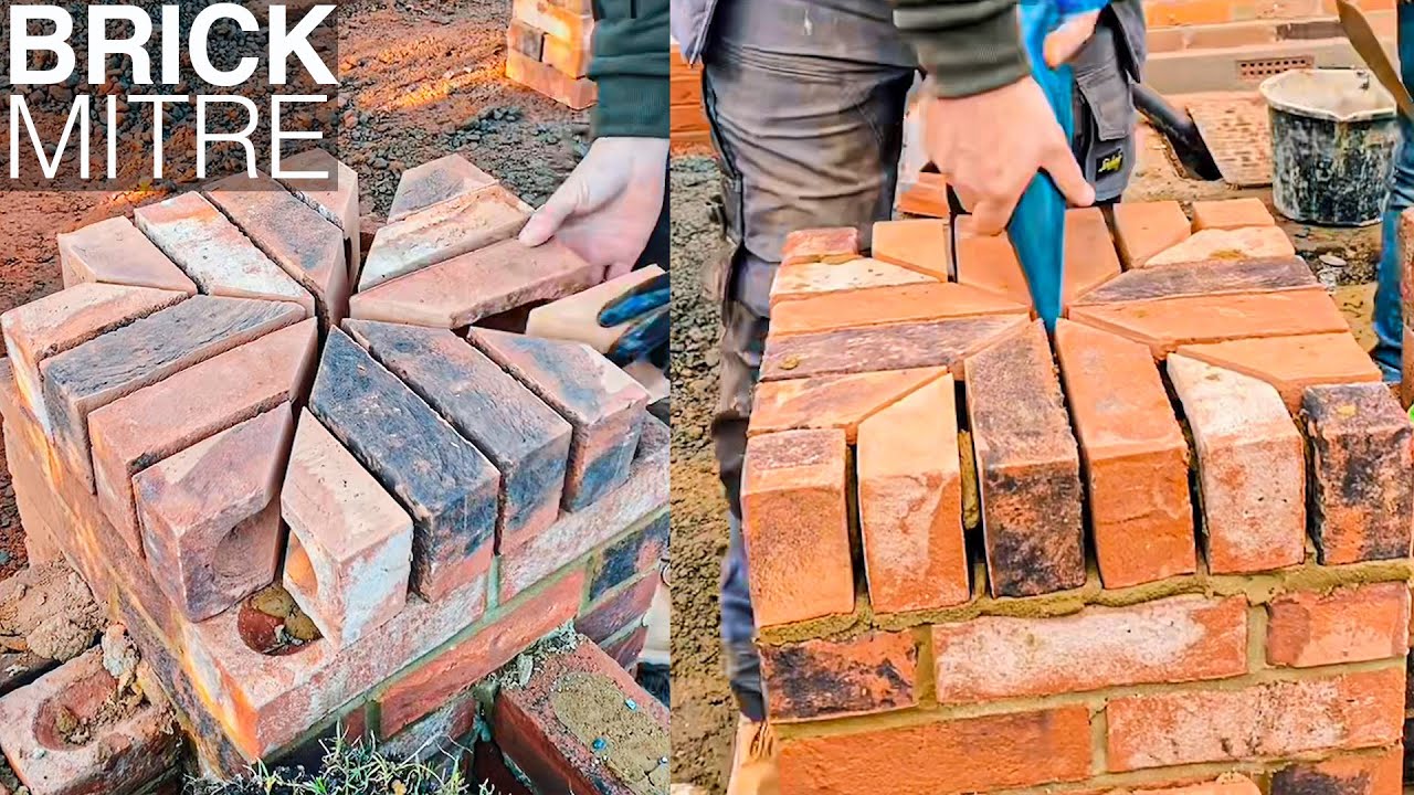 Bricklaying Mitre Cap Tutorial - YouTube