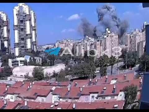 Moment a rocket fell on Beersheba, Israel, 03 2026