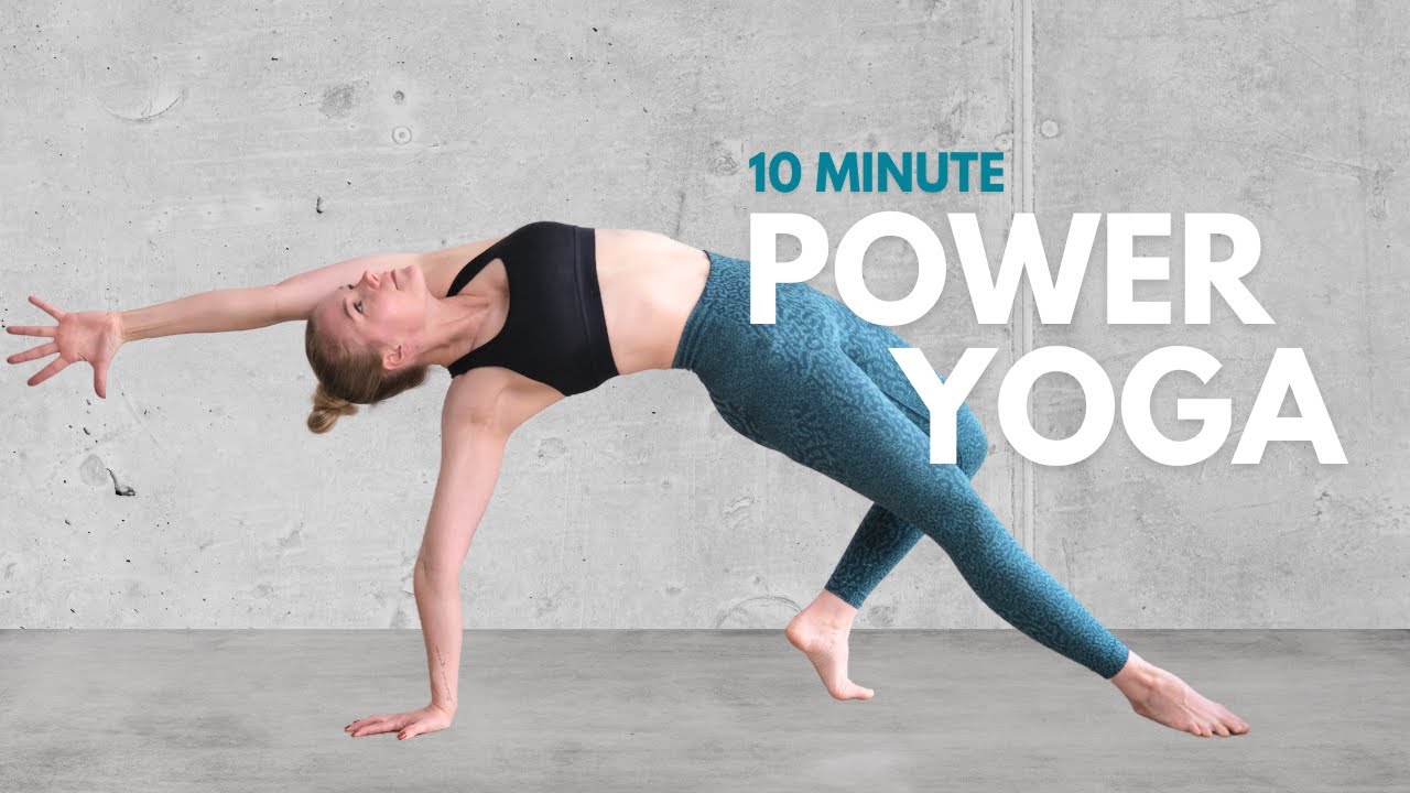 10 MIN POWER YOGA I Flowy with Creative Combos for Flexibility ...