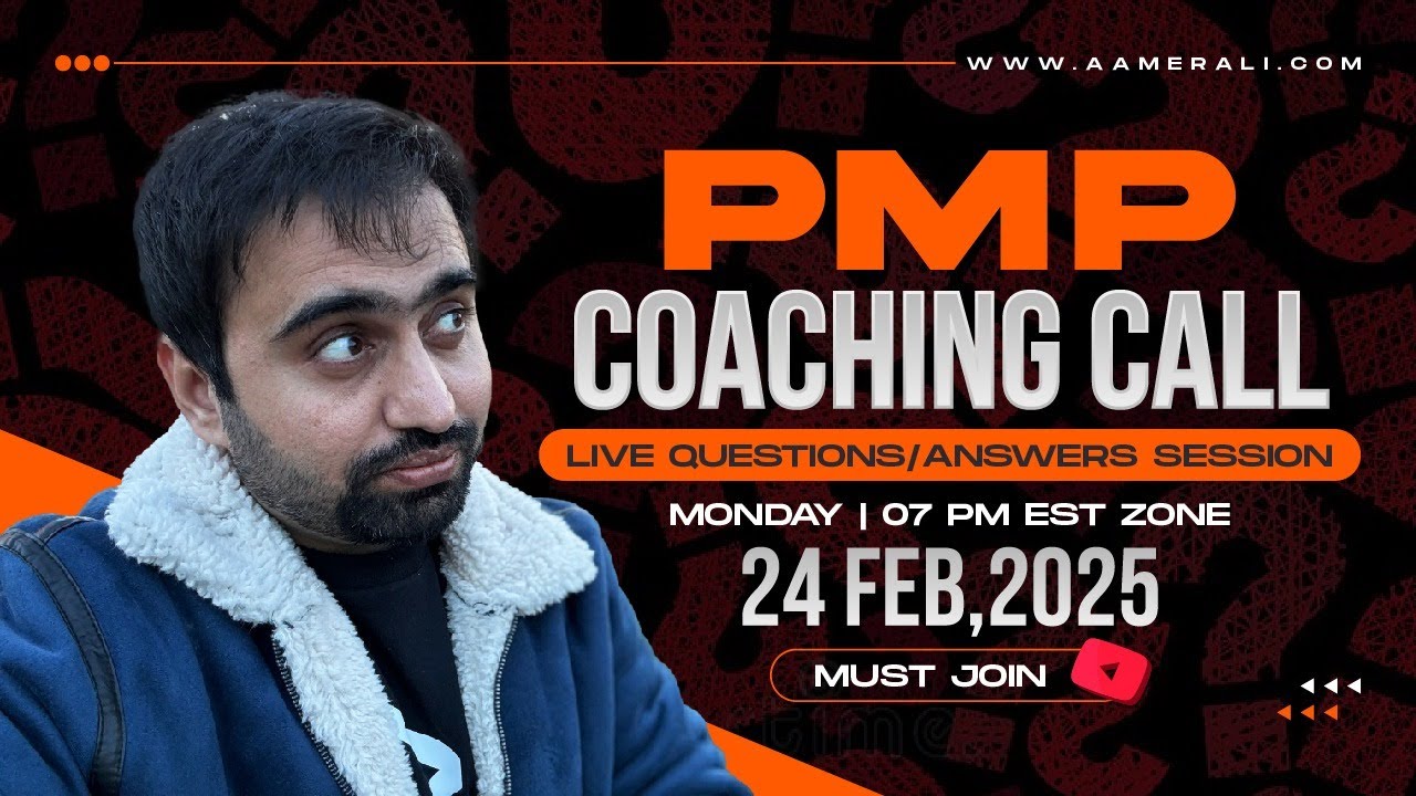 5 PMP Questions answer for PMP in 2025 for EST - YouTube
