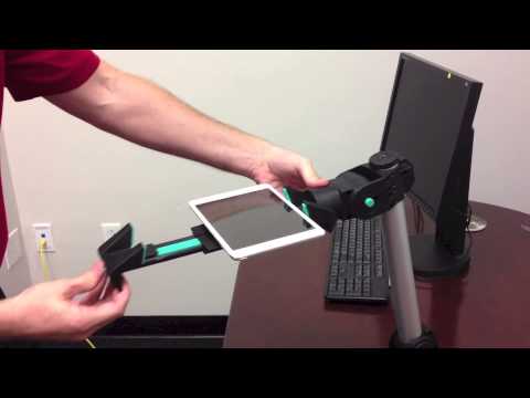 Justand V2 - iPad Mini Document Camera Stand - YouTube