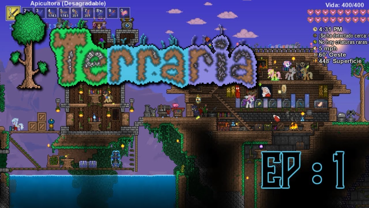 Equestria : Adventure is Magic 01 (Terraria MLP - Experto) - YouTube