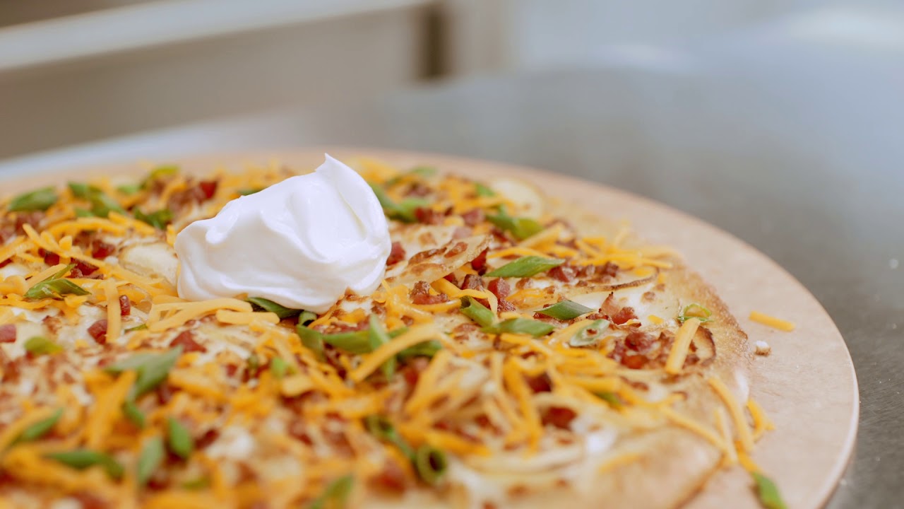 Spicy Perogy Pizza at Boston Pizza - YouTube