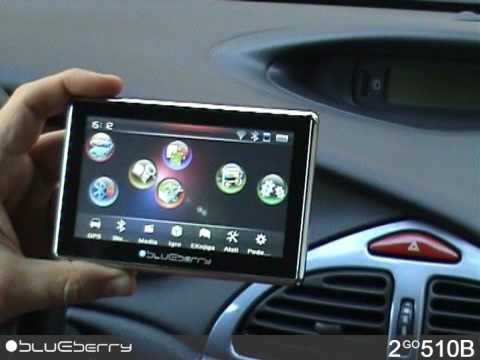 Blueberry 2go510b - GPS Navigation - YouTube