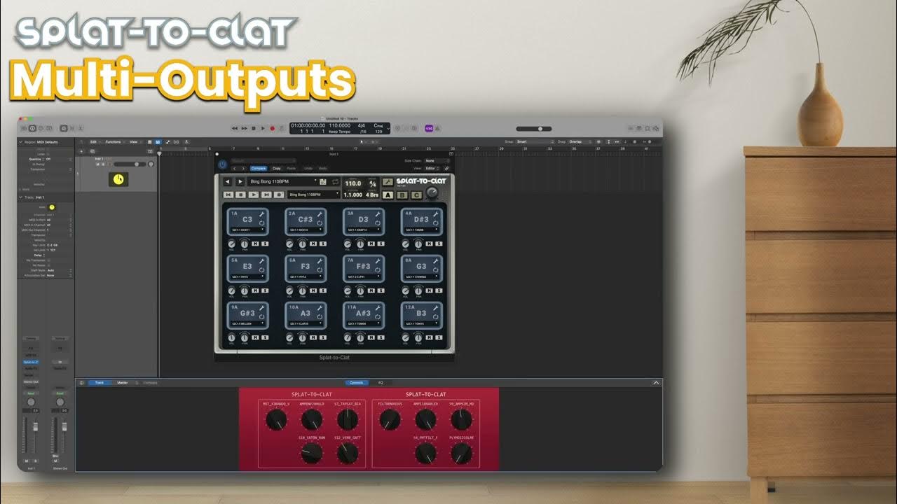 Splat-to-Clat Using Virtual Multi-Outputs in a DAW Logic Pro X - YouTube