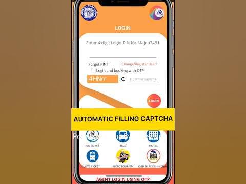 How To Automatic Filling IRCTC Login Captcha || #shorts #irctc #railway ...