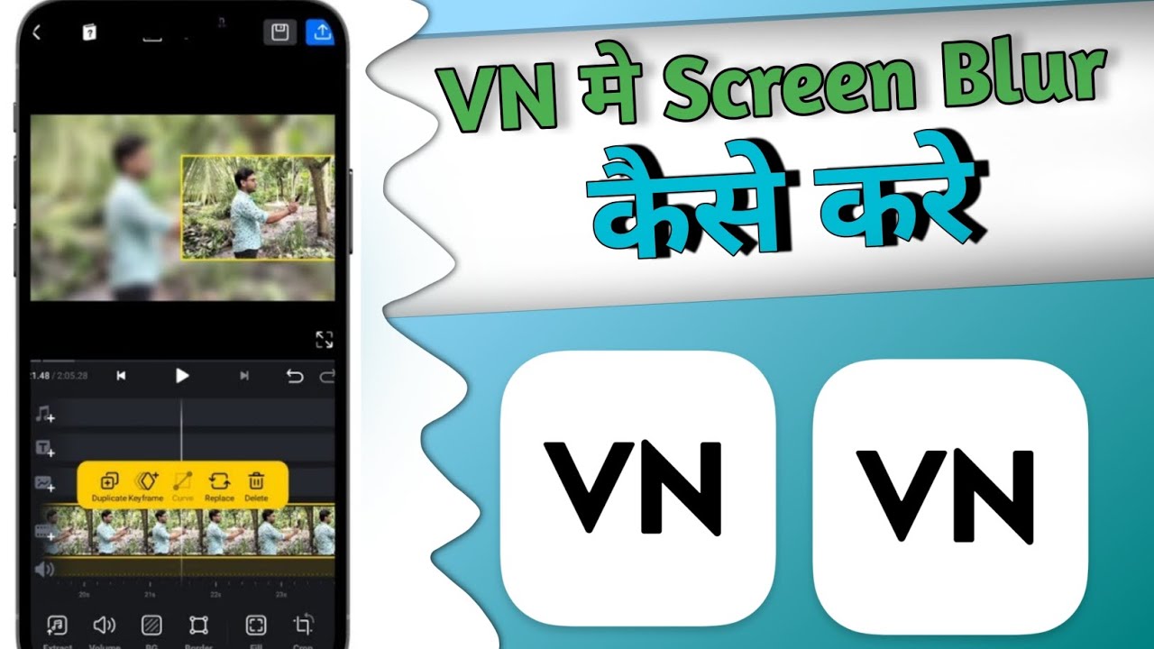 VN app se blur kaise kare l VN m video ko blur kaise kare #vn @ManojDey ...